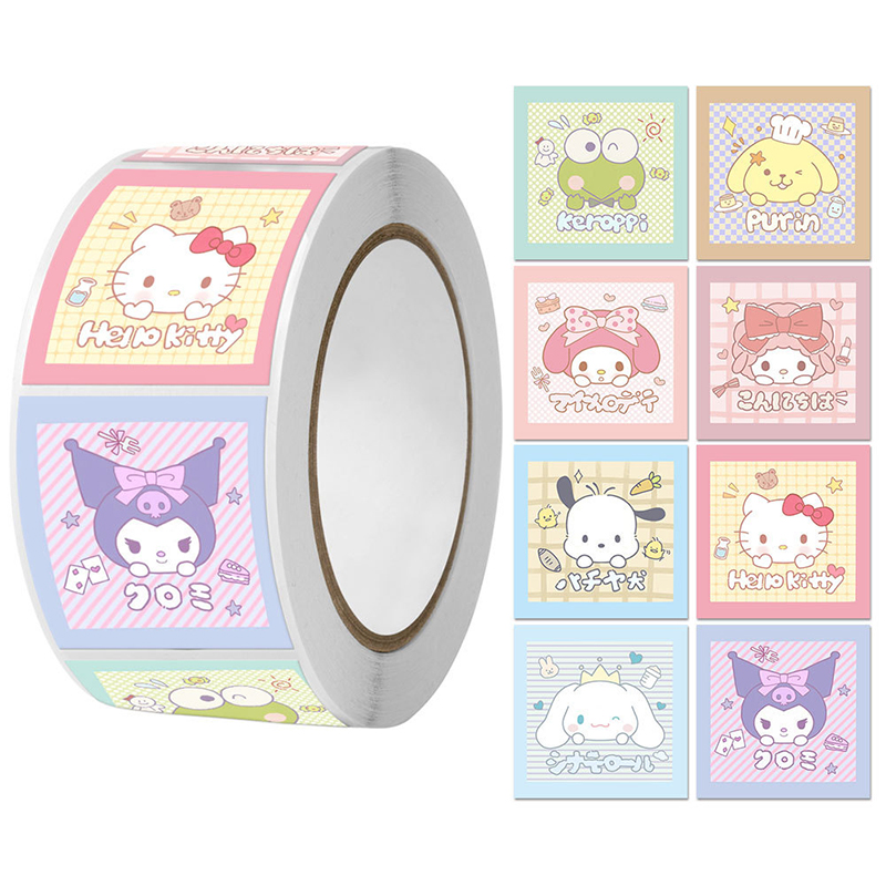 Cute Anime Roll Sticker Cartoon Doodle Gift Decoration Stickers Tape ...