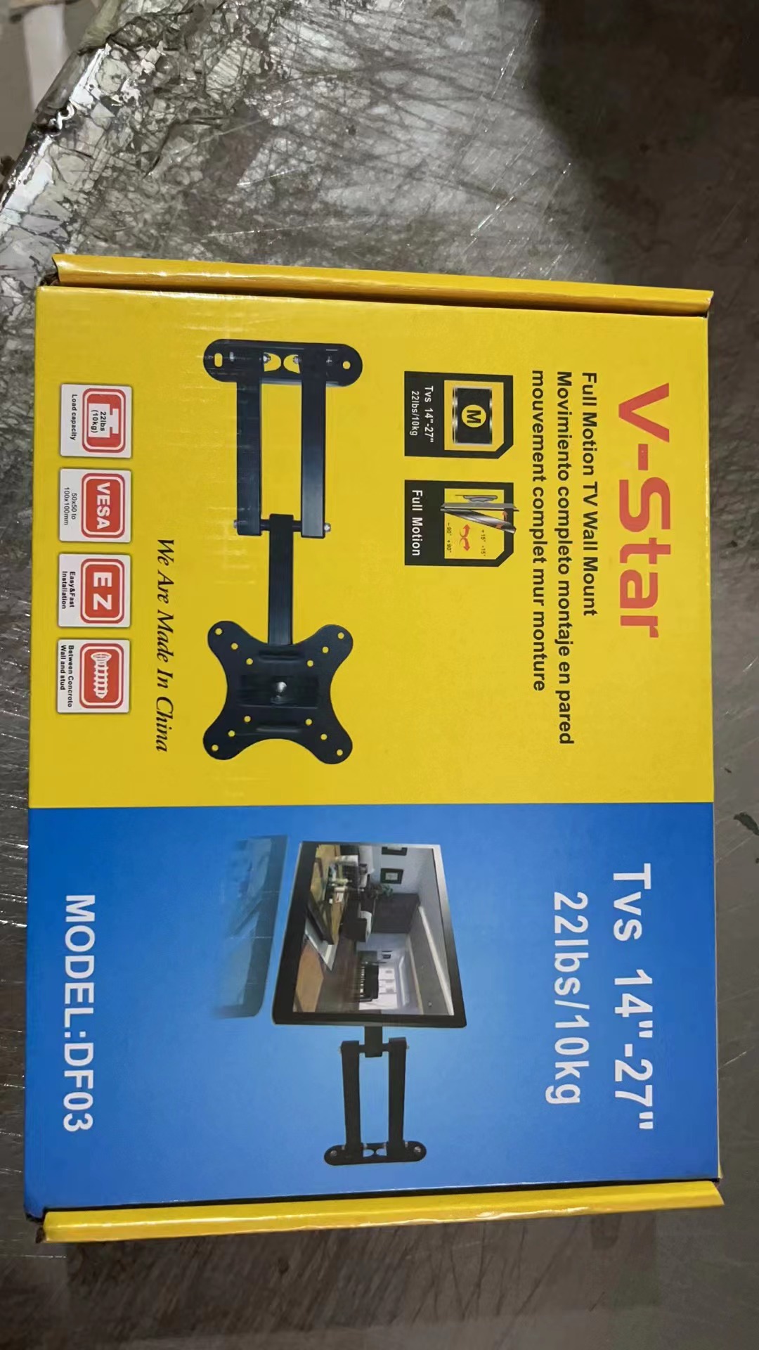 14-32 inch monitor stand, computer monitor hanger, wall mounted ...