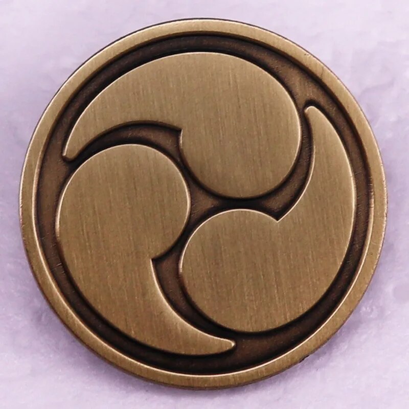 Japan Kyodo kai Game Enamel Pin Yakuza Organization Logo Brooch Metal ...