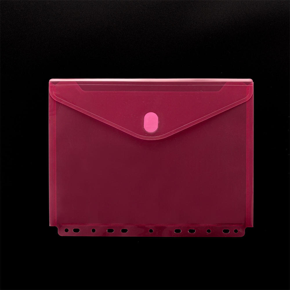 11-hole Punched File Folders Transparent Plastic File Folders 11-hole ...