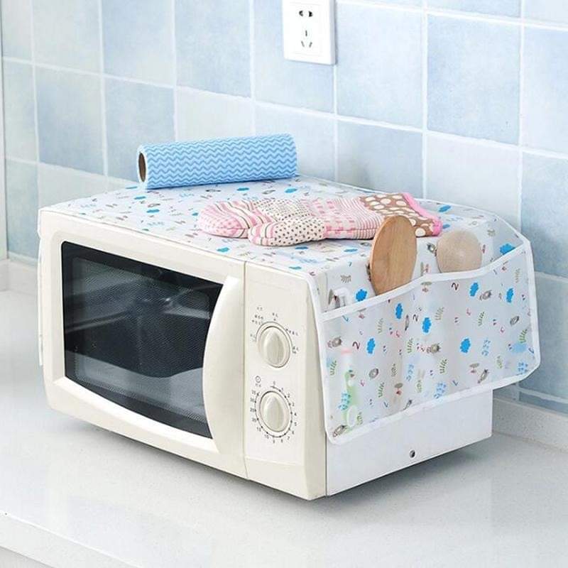 Microwave Oven Dust Cover Waterproof Oven Cover Kitchen European Oil ...