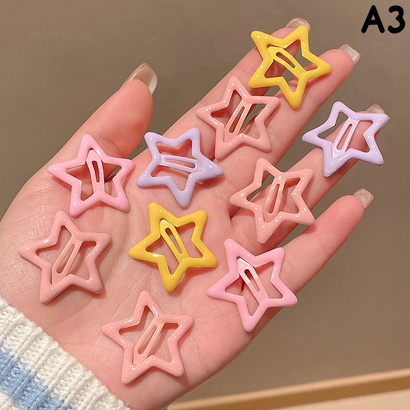 10pcs/set Cute Colorful Star Pentagram Y2k Fashion Five-Pointed Star ...