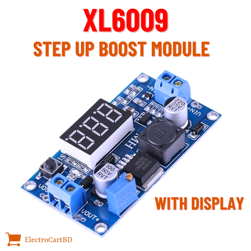 DC DC Step Up XL6009 4A Adjustable Boost Converter DC 4.5-32v To 5-35v Power Supply Voltage ...