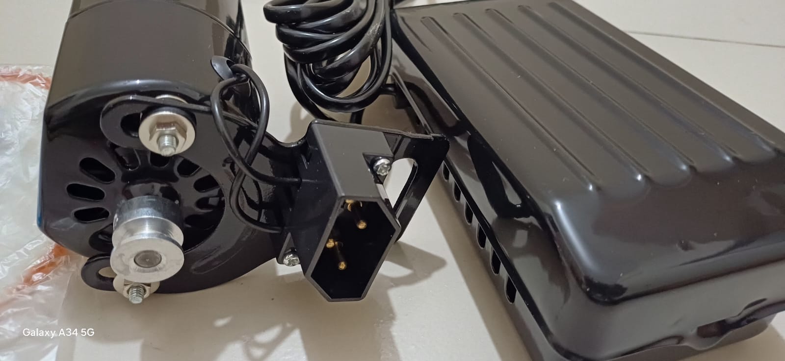 220V 150W Sewing Machine Motor 6500RPM Sewing Motor with Foot Pedal ...