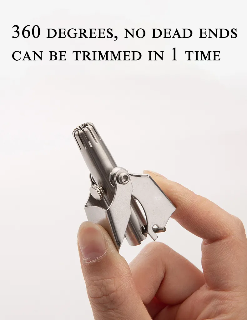 Nose hair trimmer for men and Women Nose Manual Trimmer Mini Nose Trimmer