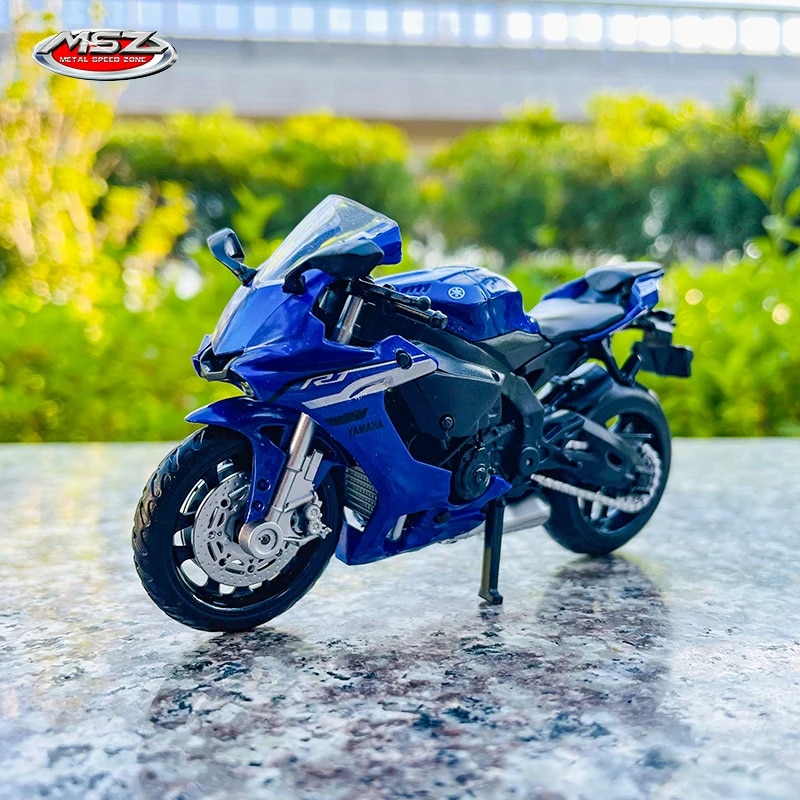 MSZ 1:18 Yamaha YZF-R1 Motorcycle Alloy Car Model Children's Toy Car ...