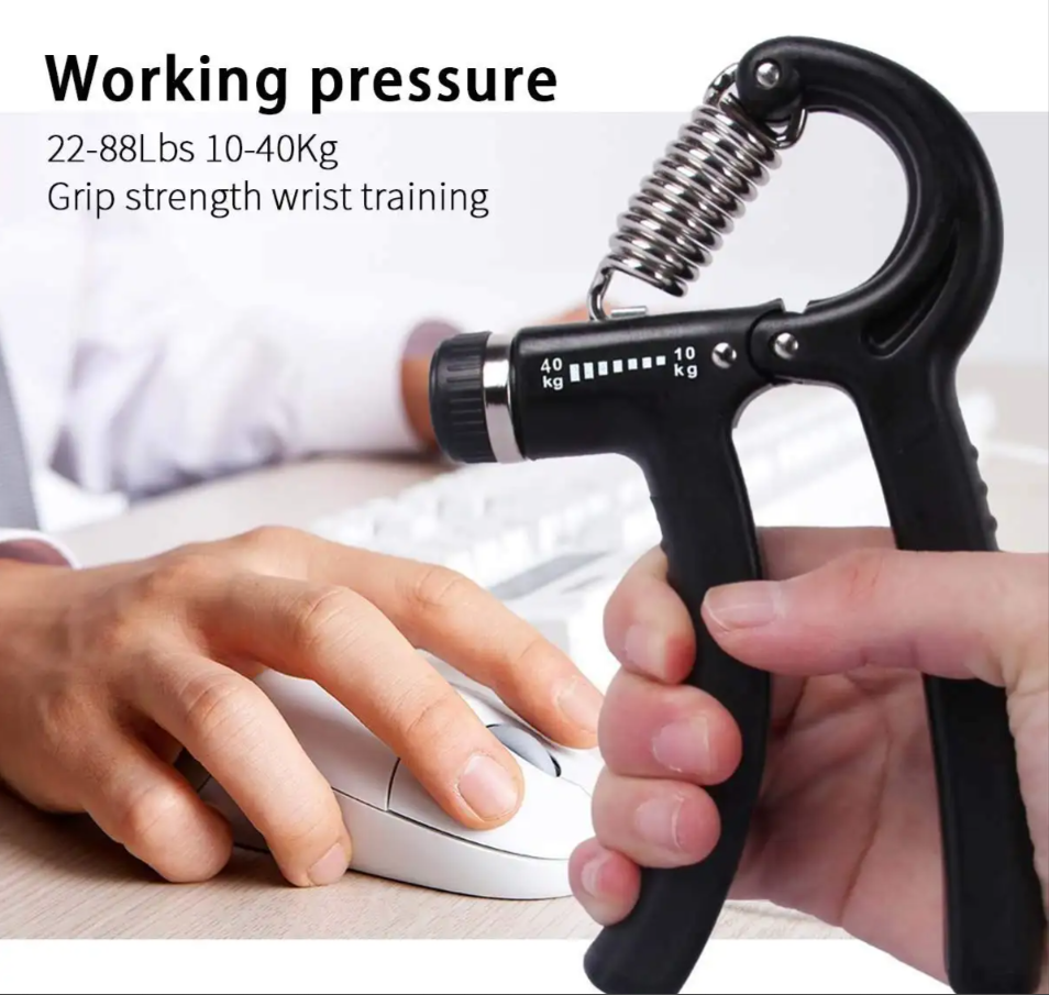 6-50Kg Adjustable Heavy Grips Hand Gripper Gym Power Fitness Hand ...