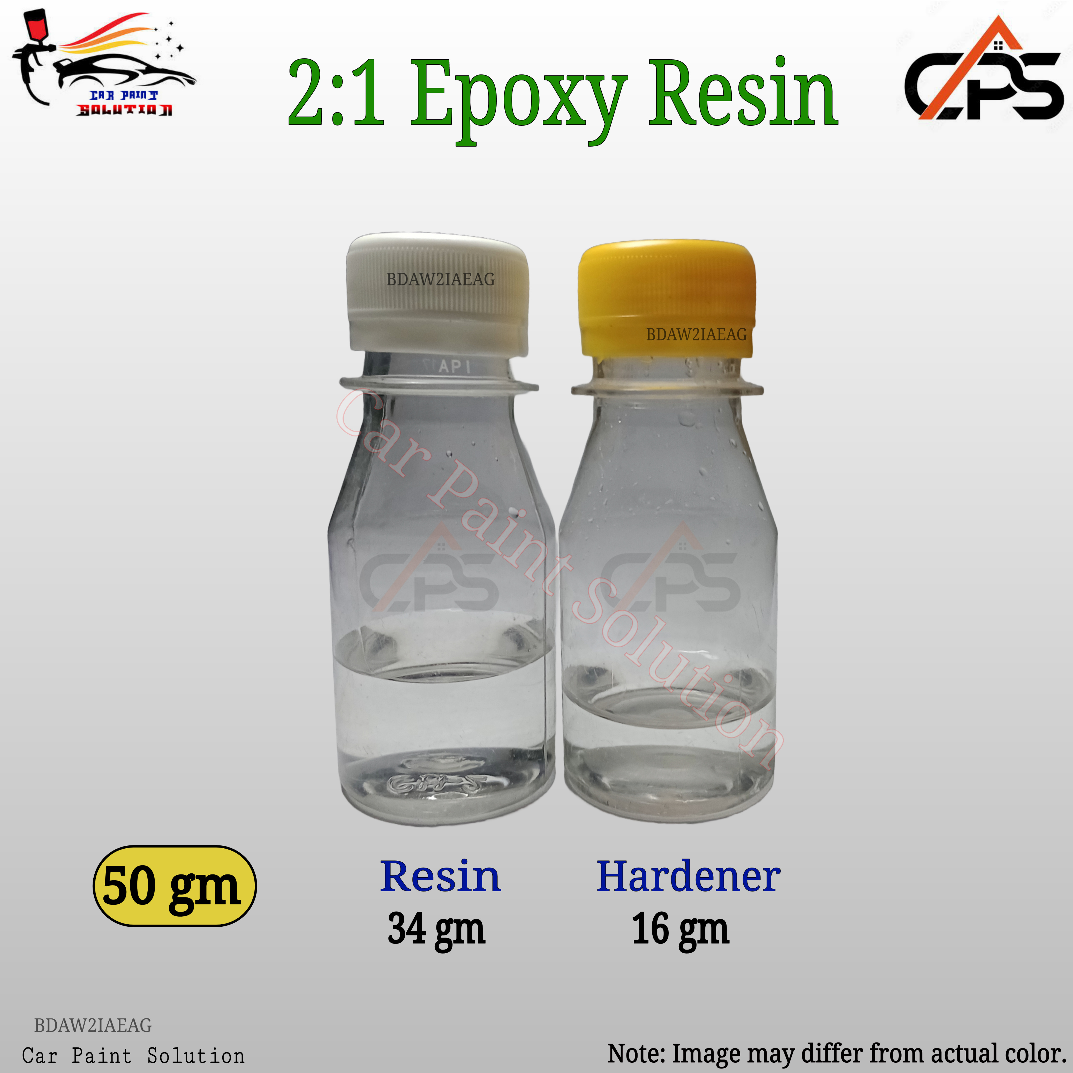 2:1 Clear Epoxy Resin 50 gm, 2:1 Epoxy Resin, Epoxy Resin, Resin ...