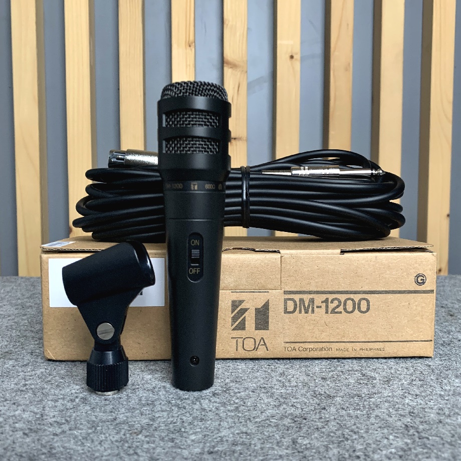 Original TOA DM-1200 Handheld Wired Dynamic Microphone for PA System ...