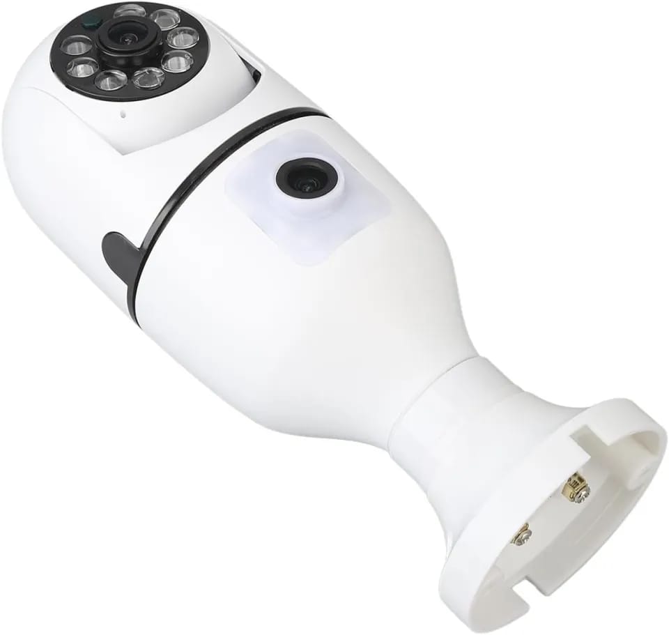 2MP Lens CCTV P2p Camera WiFi bulb Lamp Light Panoramic IP PTZ Network ...