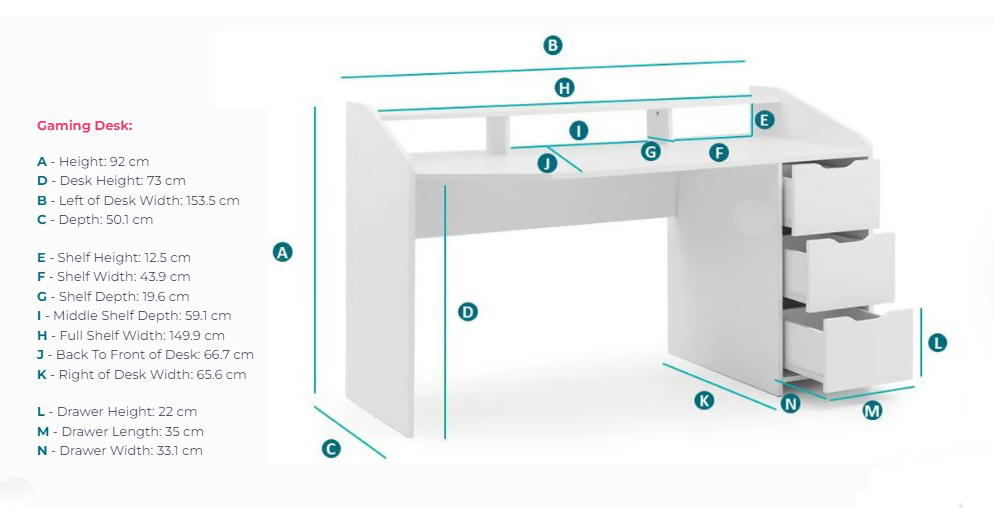 Gravity Workstation Desk | Gaming Table for pc | Workstation Computer ...