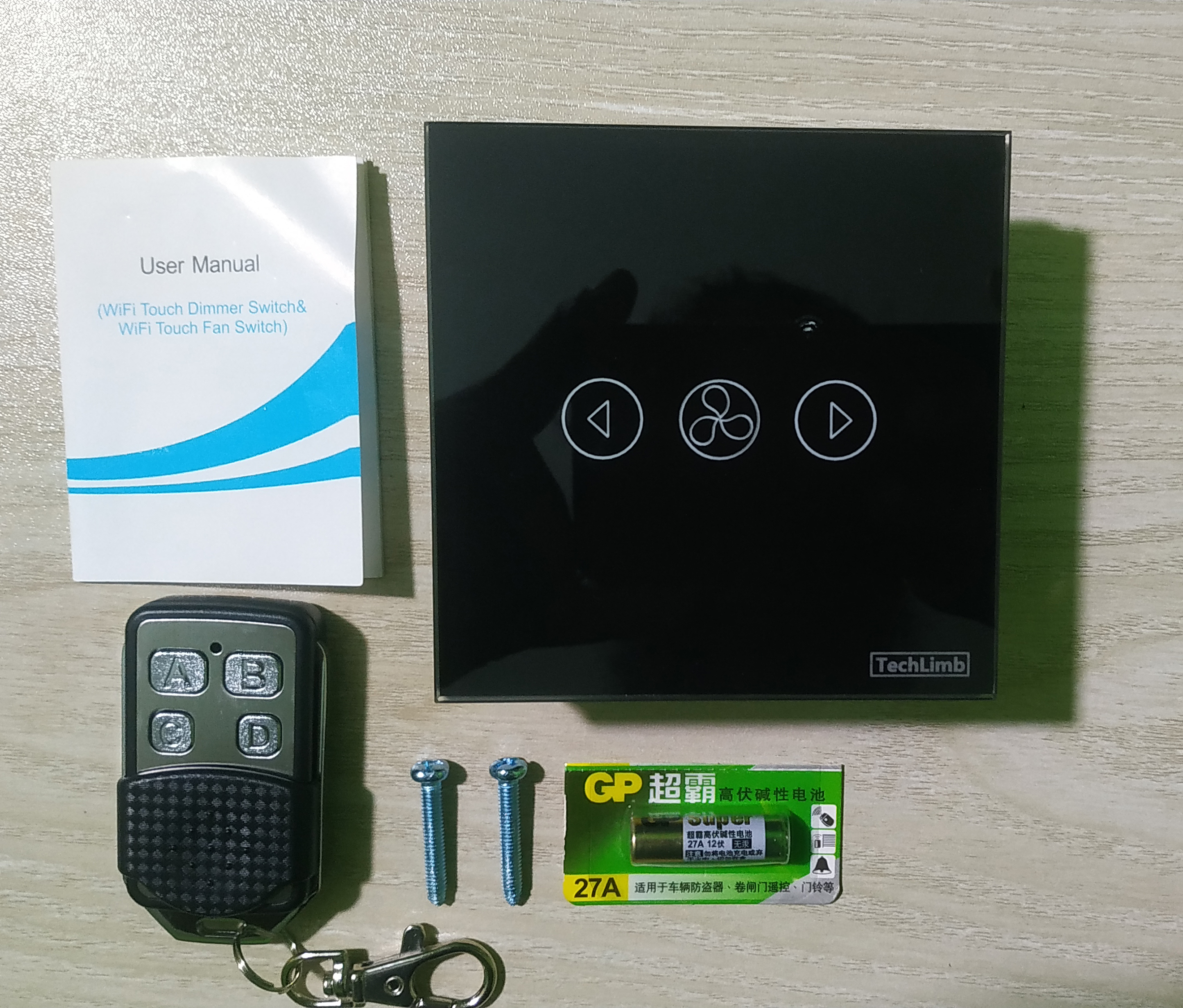 Smart WiFi Fan Switch – Remote & Touch Control | Works with Alexa ...