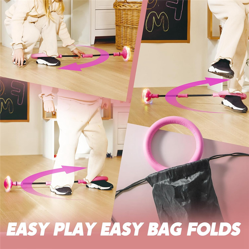 Ink Ankle Skip Ball Flashing Swing Ball with Flashing Lights, Skip It ...