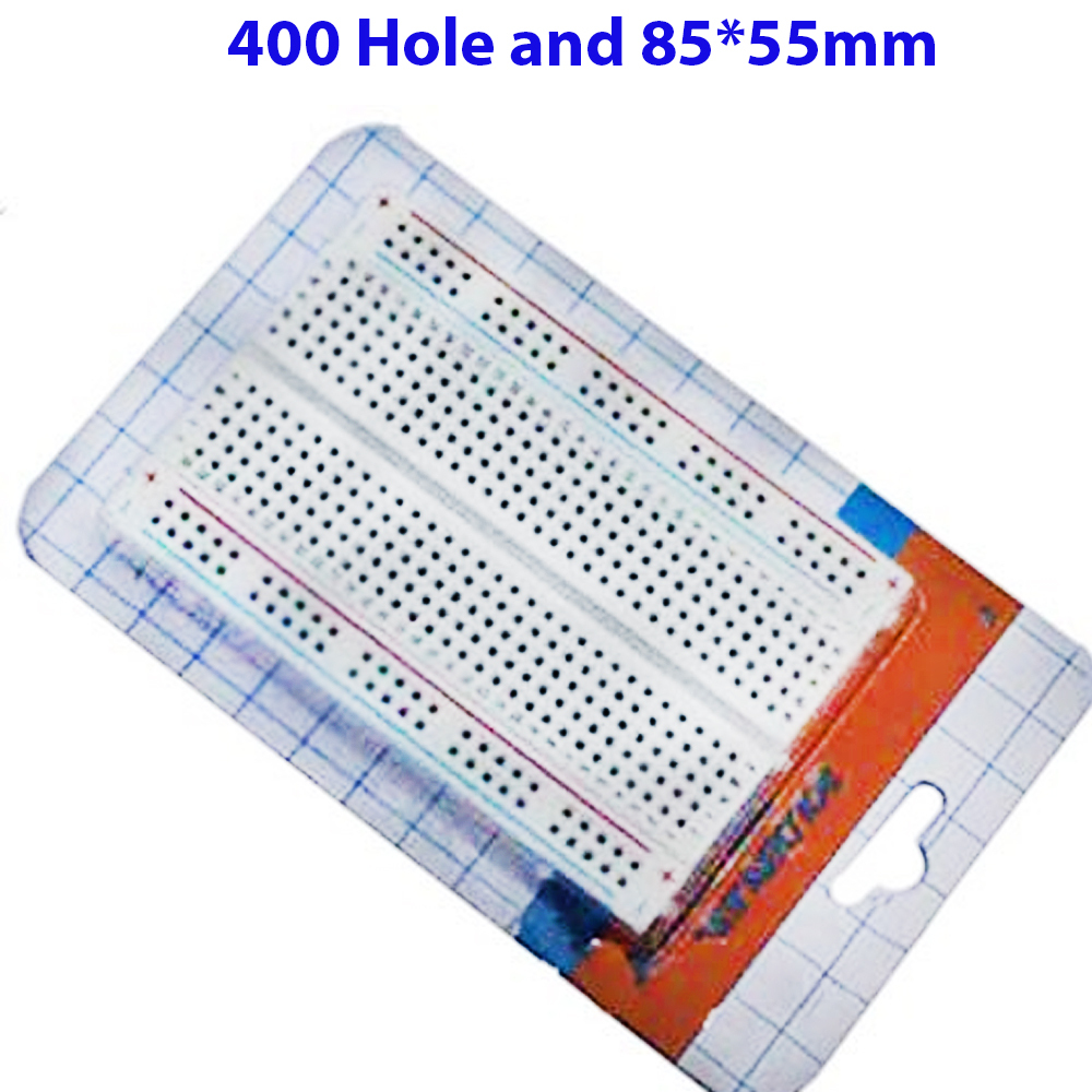 Breadboard Protoboard 400 pin/ties/holes/points solderless mini ...