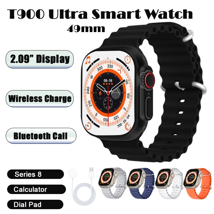 【Gift - Glass Protector】T900 Ultra Smart Watch for Men Women 2.09" Full ...