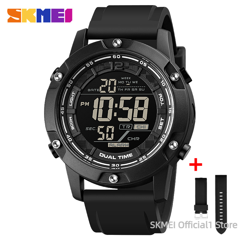 SKMEI 1762 100M Waterproof Digital Military Sport Men's Watches Count ...