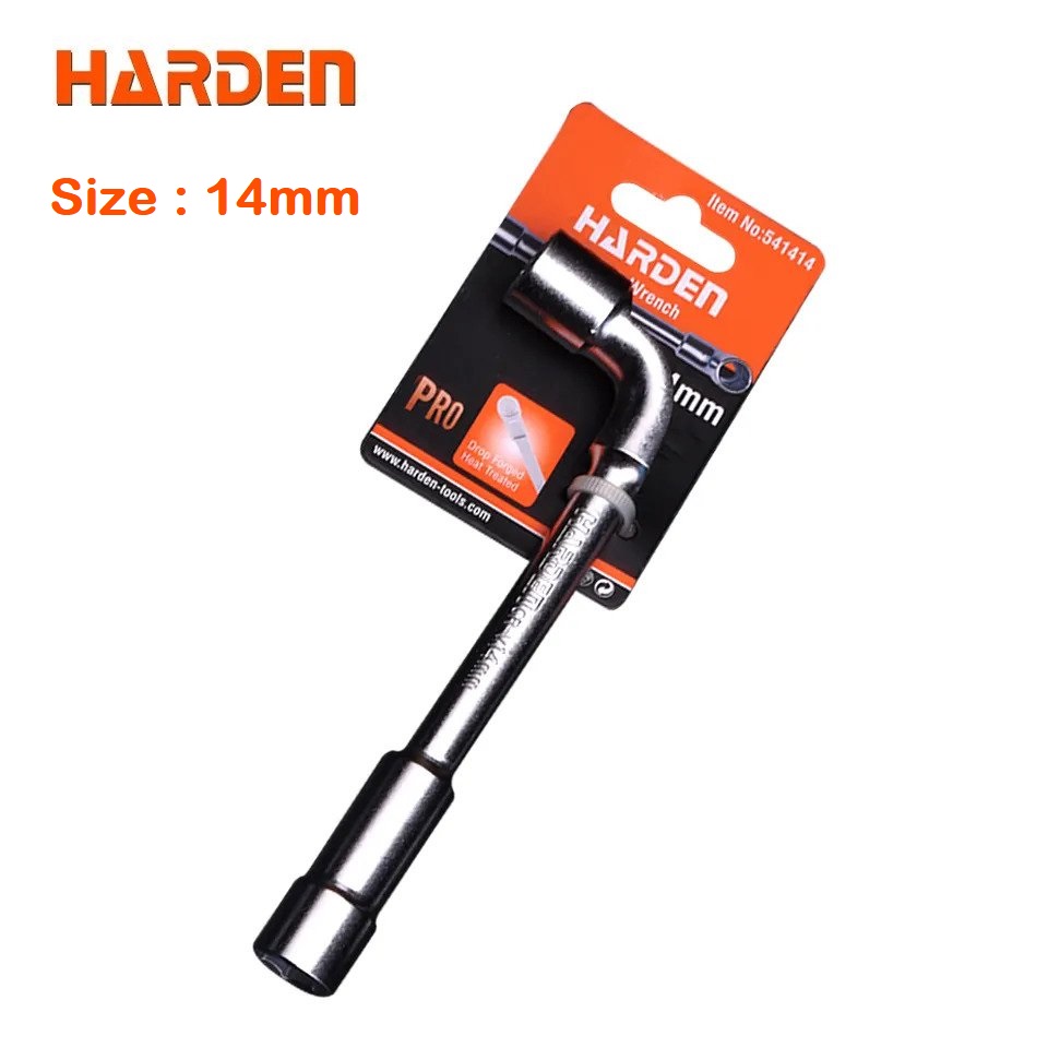 Harden 14mm L-Type Socket Wrench L-angled Hex Socket Spanner Double ...