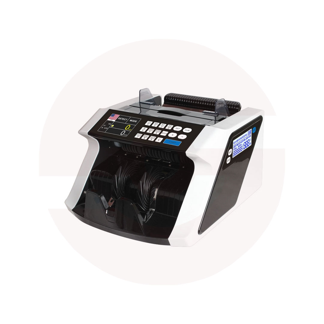Money Counting & Fake Note Detector Machine ML 7800 with 3 displays ...