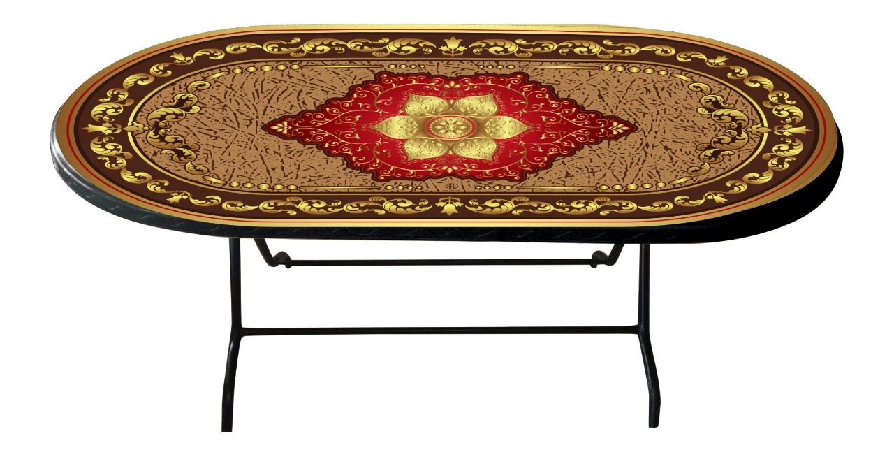 Sultan Table 4 Seat St/L - Sandalwood | Daraz.com.bd