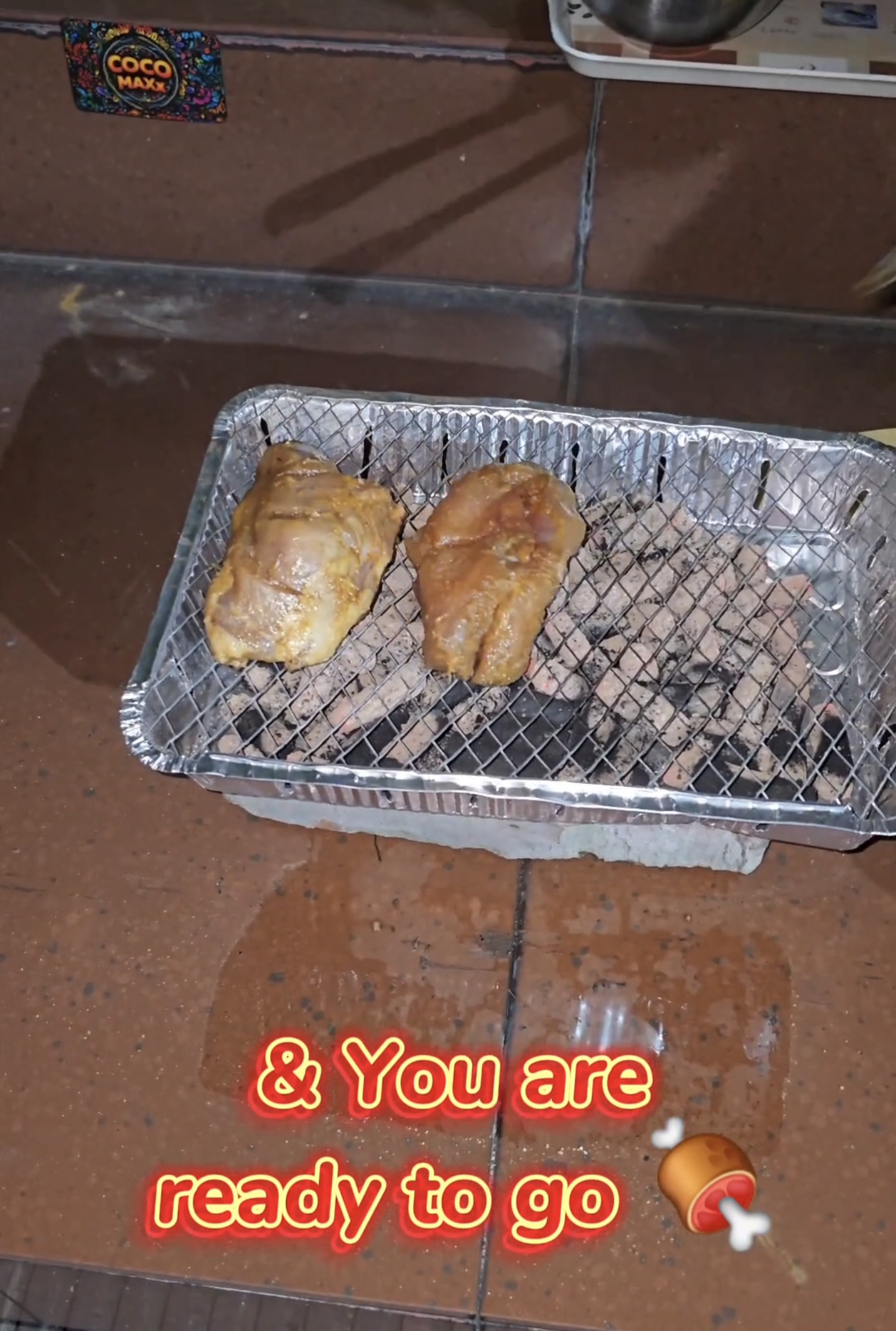 Instant Barbecue (BBQ) Set - Portable BBQ Set, Reusable/Disposable ...