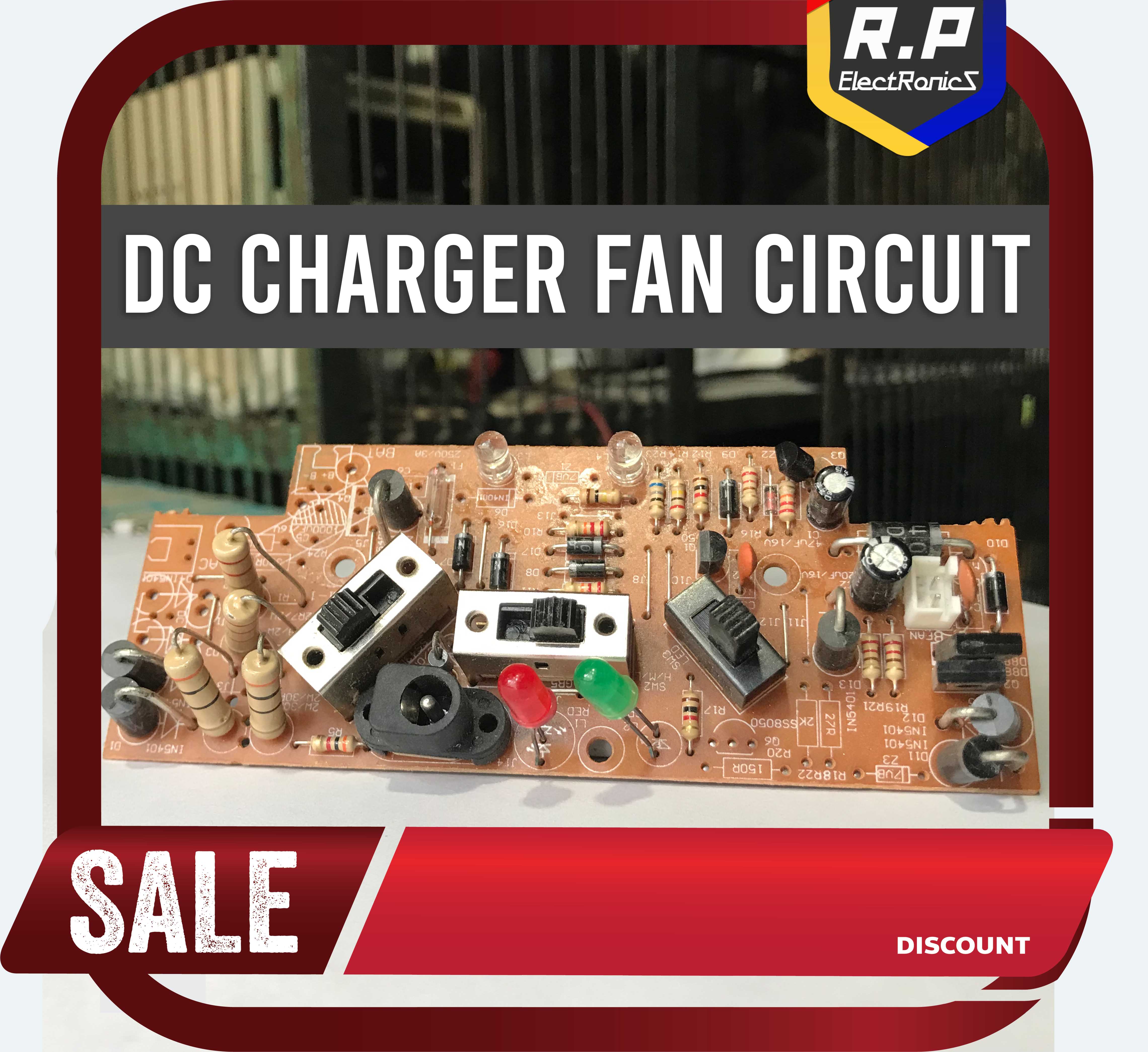 Charger Fan Circuit DC 12V KN-2912 Light Fan Charger Circuit Charging ...