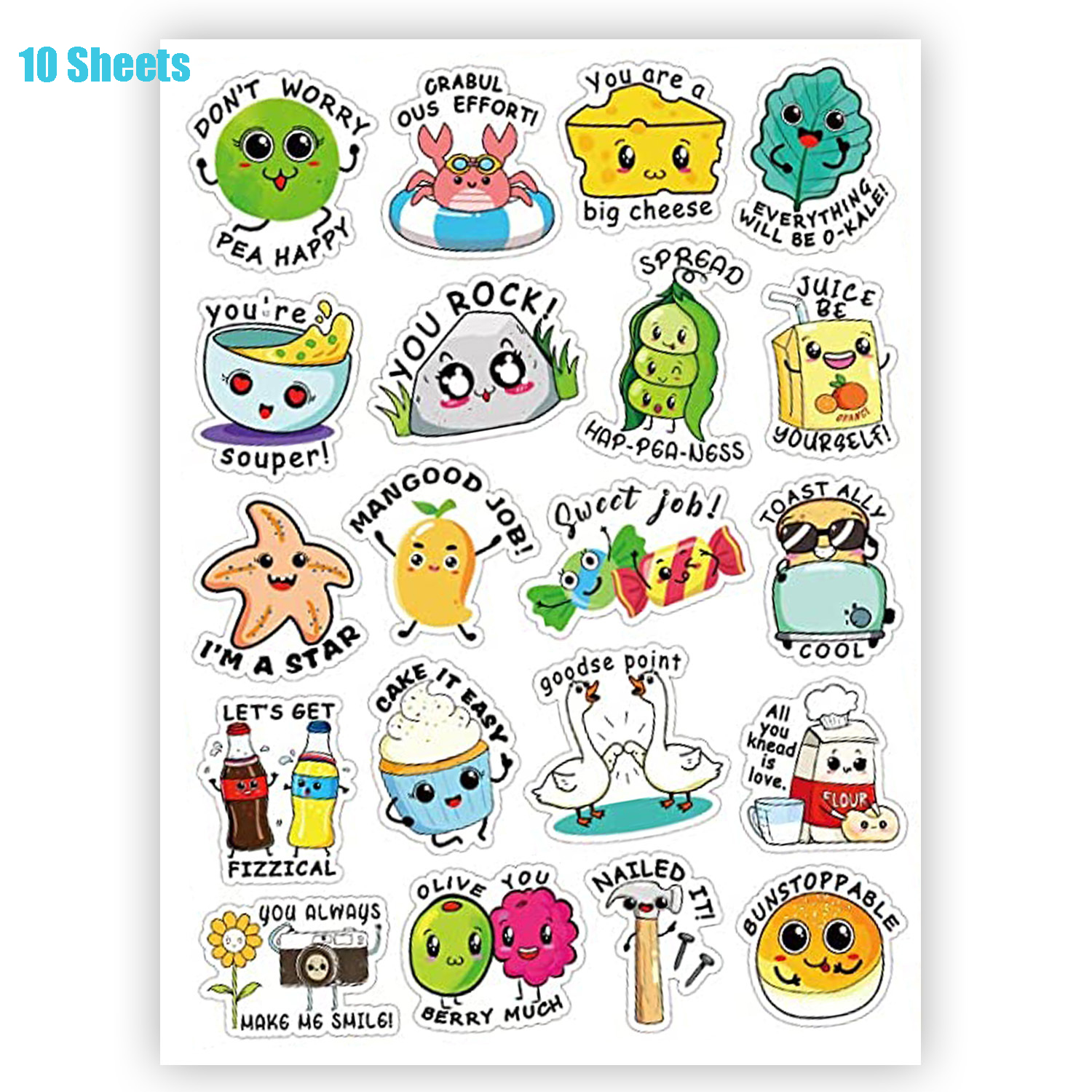 200PCS Funny Punny Reward Stickers for Kids Motivational Stickers ...
