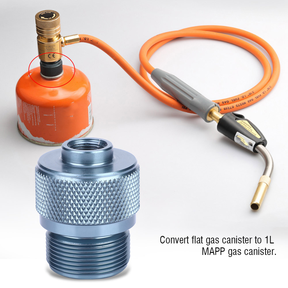 【Atoztide KKK Store】Camping Gas Canister Adapter Convertor Valve Flat ...
