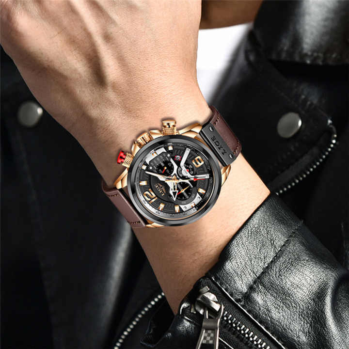 Lige 8917 Men's Watch new model unique exclusive design luxury fashion ...