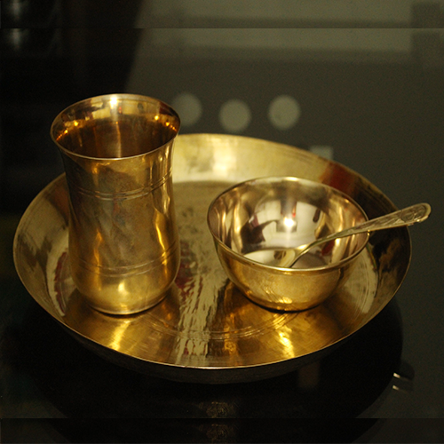 Kasha Pitol Baby Set- Kasha Plate, Bati, Glass, Spoon Set/Kasha-Pitol ...