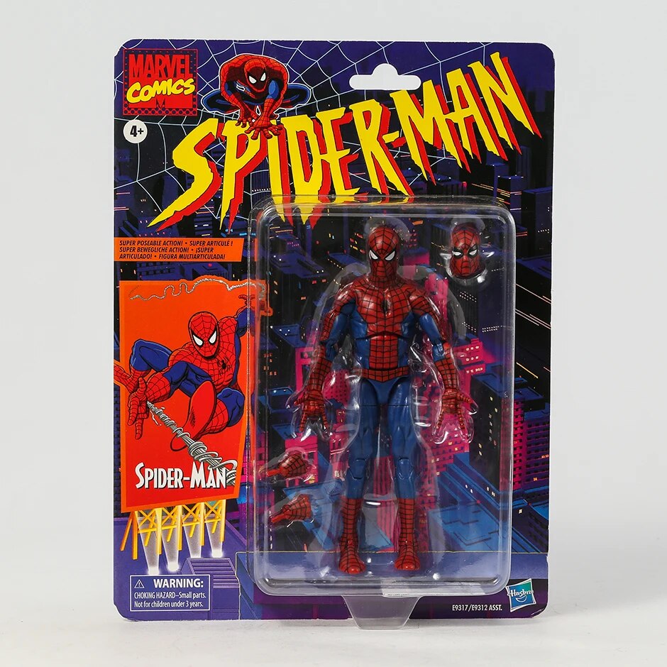 Marvel Legends Venom Retro Animated PVC Action Figure Model Toy ...