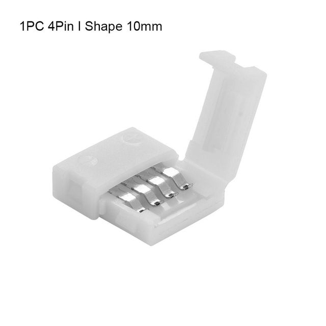 1 Pc 4pin Led Strip Connector L T Cross Shape Corner Connector For Rgb ...
