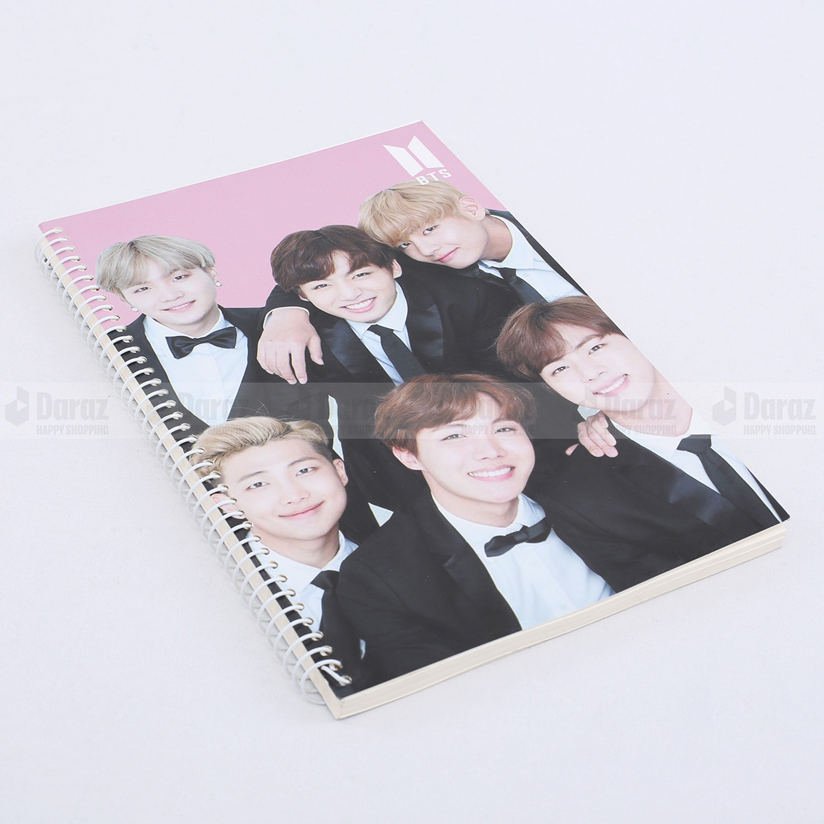 HD Print Waterproof BTS Notebook Double Spiral 200 Pages | Daraz.com.bd