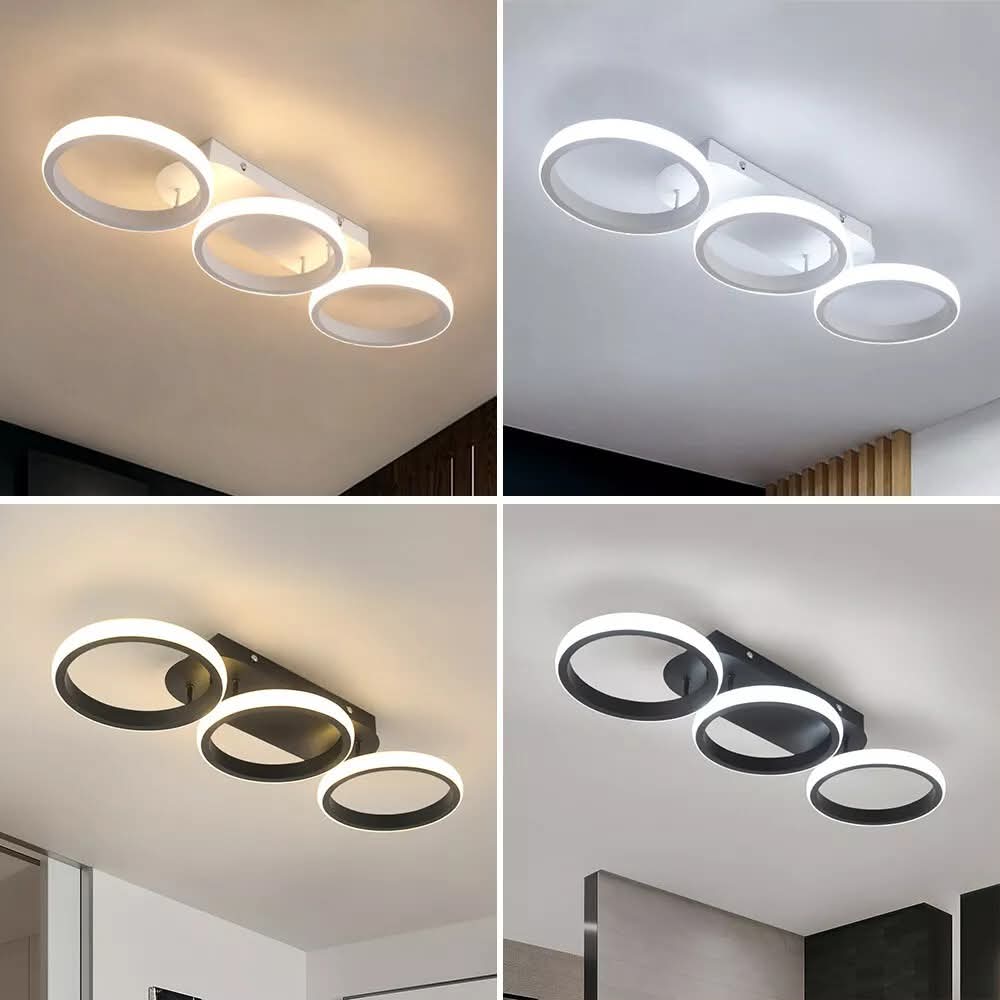 3 Rings LED Ceiling Light, 32W LED Ceiling Spotlight, LED Ceiling Light ...