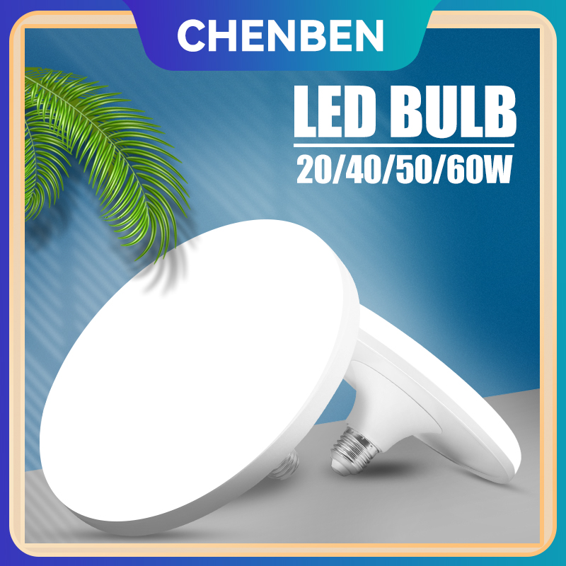Ultra Bright Led Flying Saucer UFO Light Bulb 50W 60W Flat Low High Bay ...