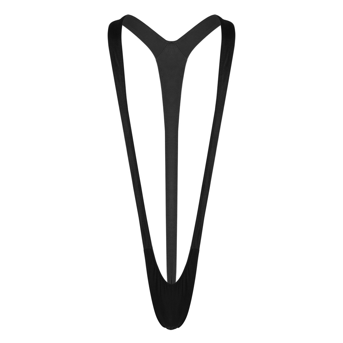 DPOIS Mankini Men One Piece Swimsuit Over Shoulder Crotch Thong V Shape ...