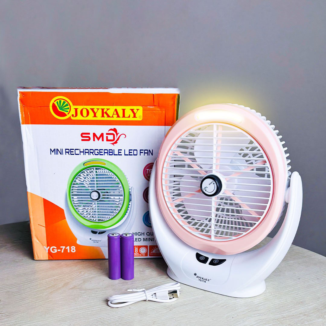 JOYKALY YG-718 Rechargeable 2400mAh Battery Strong Natural Wind ...