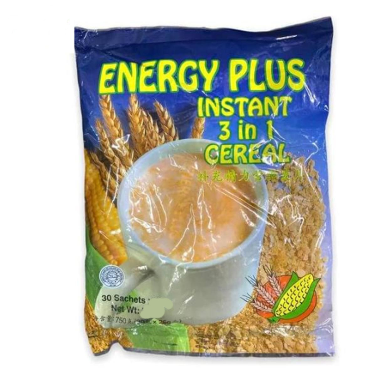 ENERGY PLUS INSTANT 3 IN 1 CEREAL DRINK - 30 SACHETS