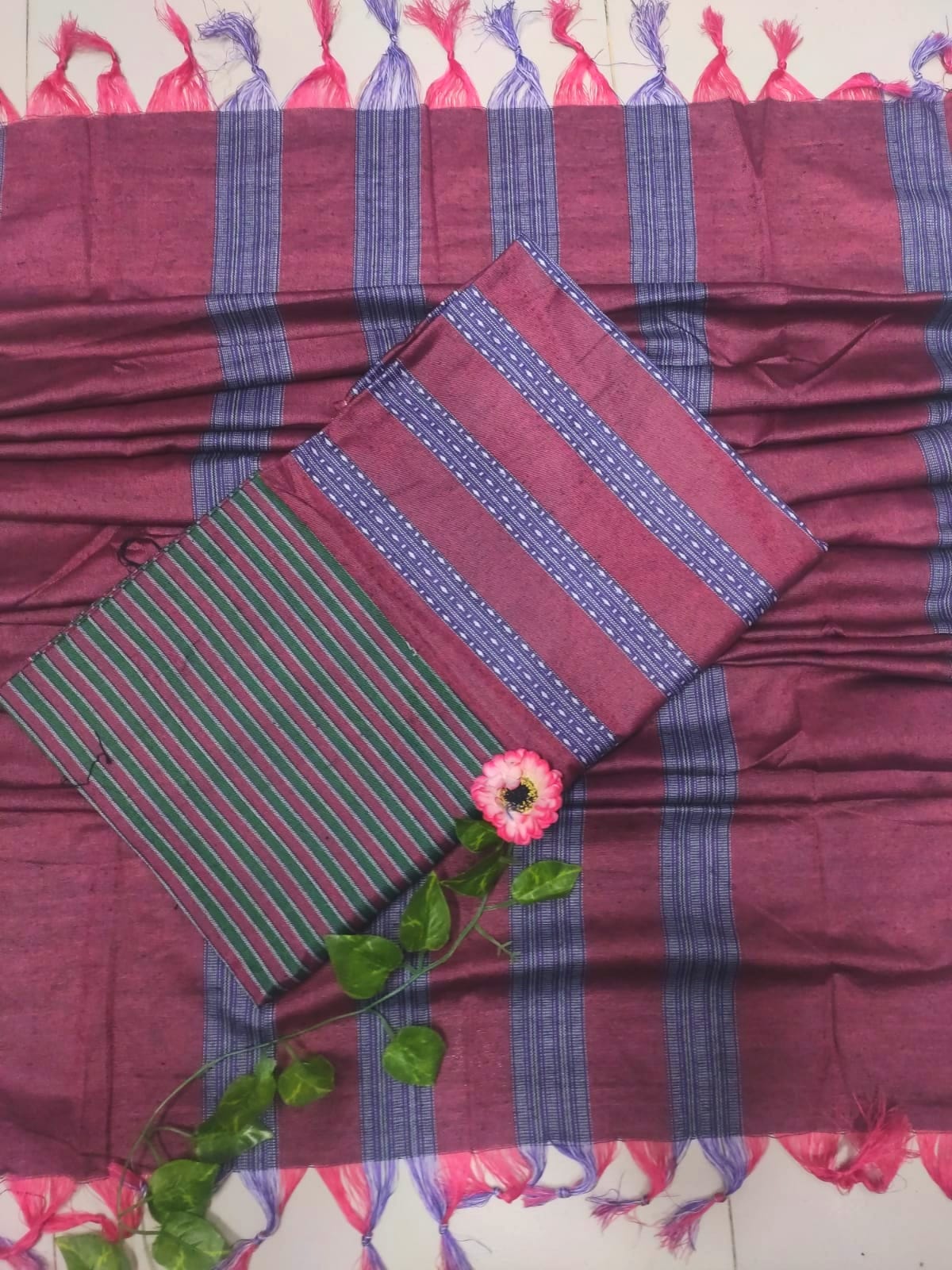 Barmis Tat Cotton Three-Piece Shalwar Kameez for Women | Daraz.com.bd