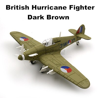 1/48 WWII German BF109 UK Hurricane Fighter 4D Assemble Fighter ...