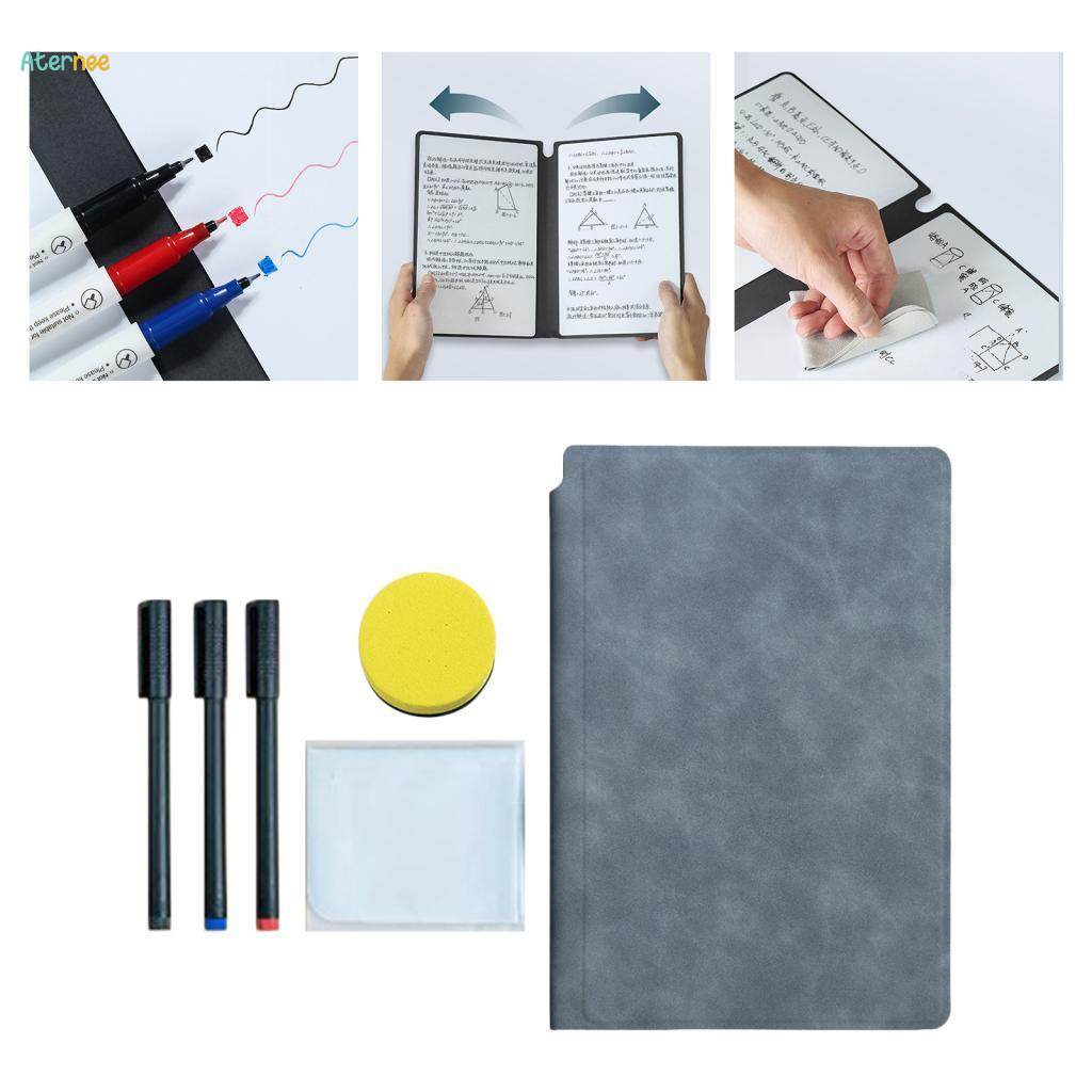 A5 Portable Pad with Pen Reusable Whiteboard Whiteboard Notebook for ...