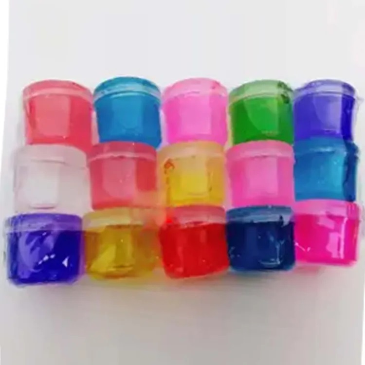 15 Pcs Crystal Bubble Making Slime Clay Mud For Kids, 100% Safe & Non ...