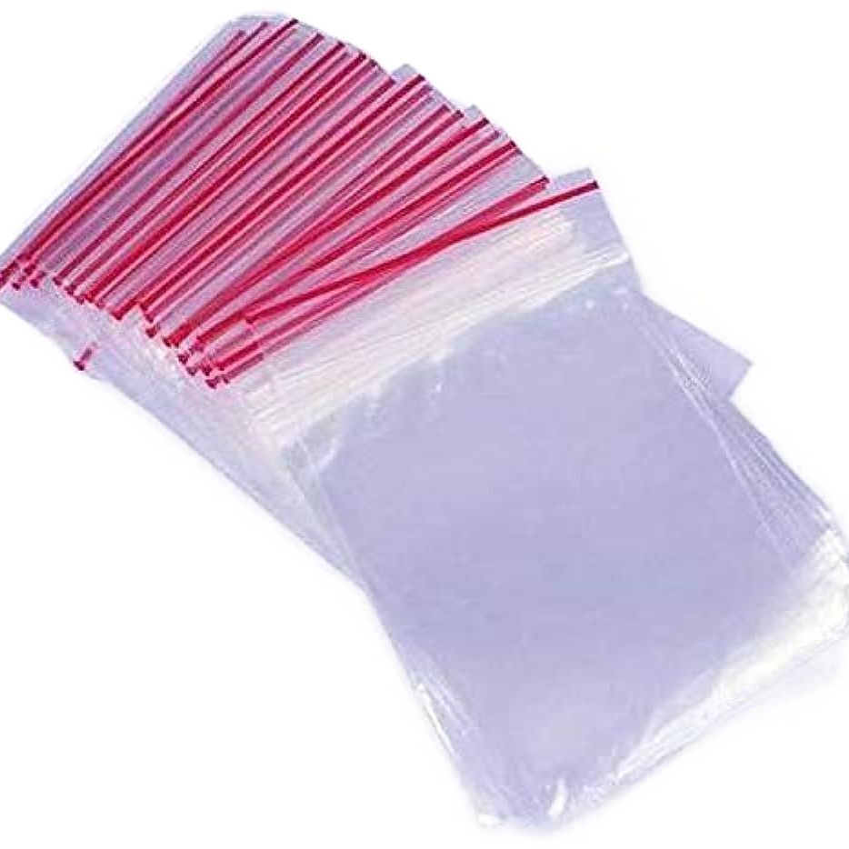 Zip Lock Plastic Bags Self Sealing Storage Pouch Transparent-100 Pieces ...