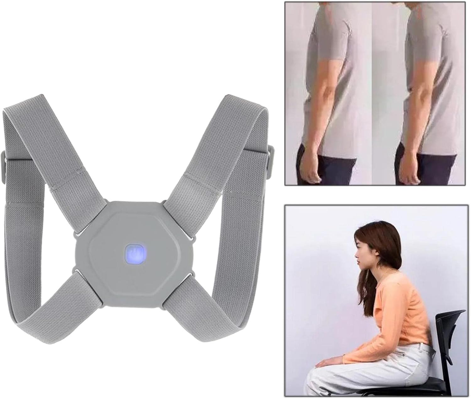 Smart Posture Corrector for Women Men Kids, Electronic Posture Reminder ...