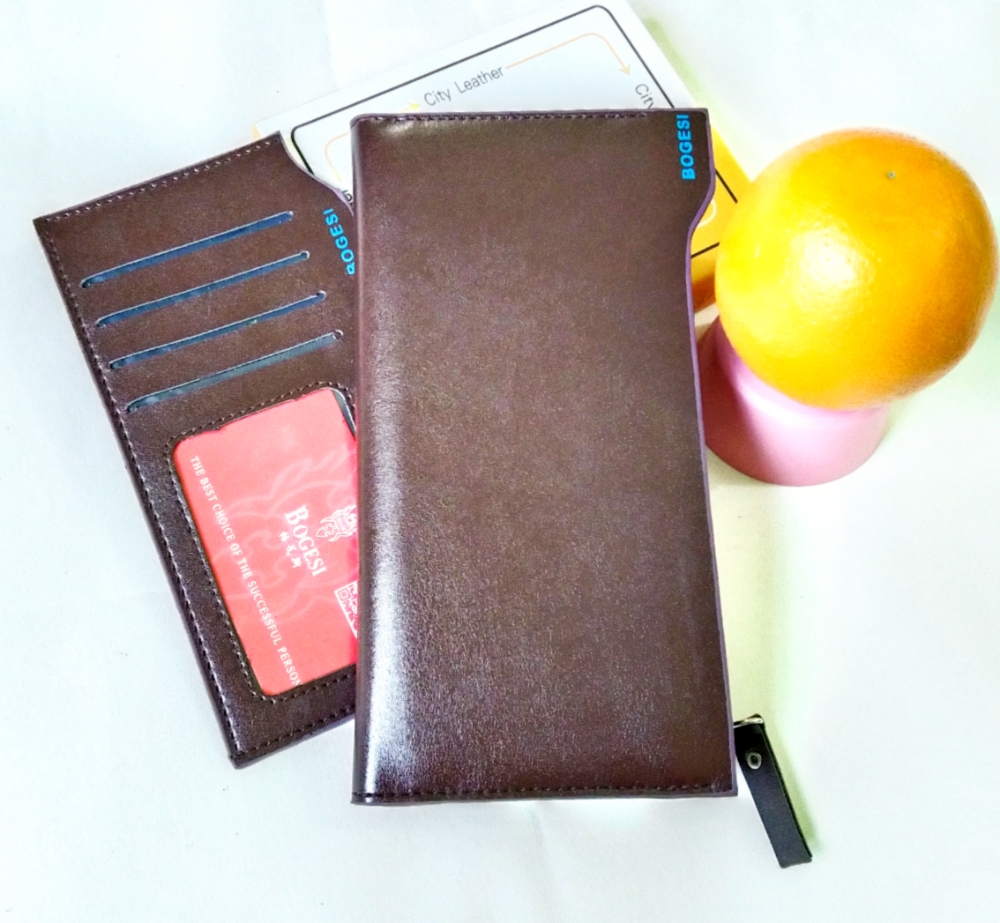 Bogesi Brand Luxury Long Wallet Short Slim Male Purses Money Clip ...