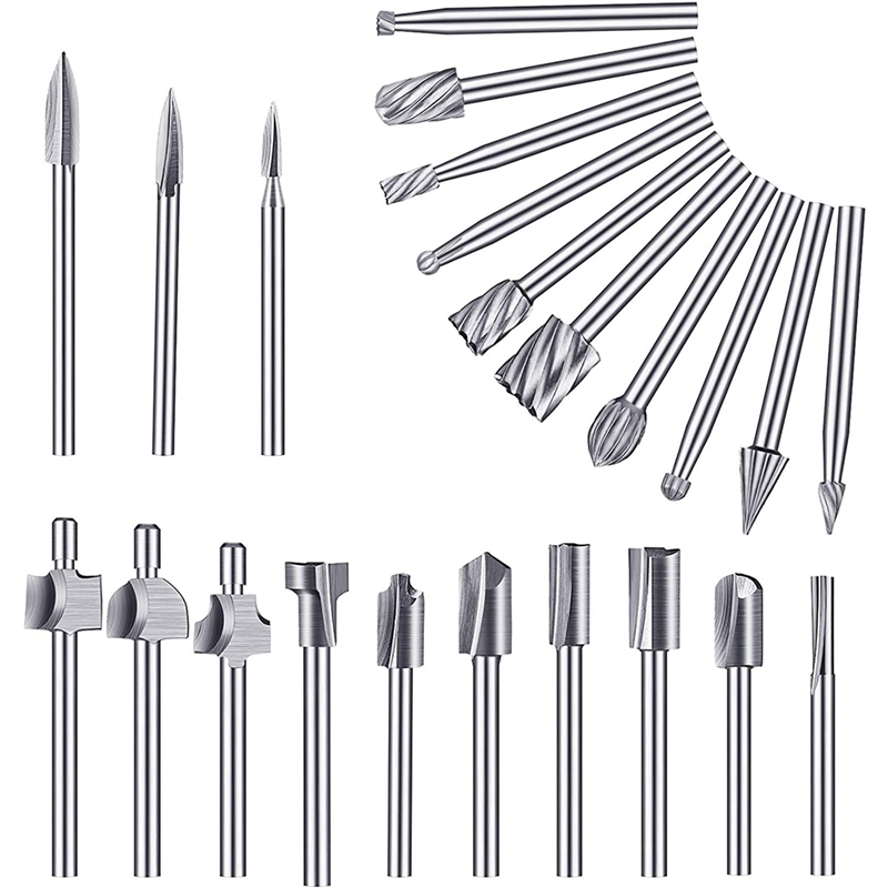 10 Pieces Wood Carving Drill Bits Wood Carving Engraving Tools Rotary ...