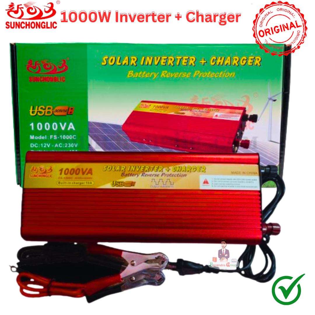 Sunchonglic Power Inverter 1000w with Charger / Solar Power Inverter ...