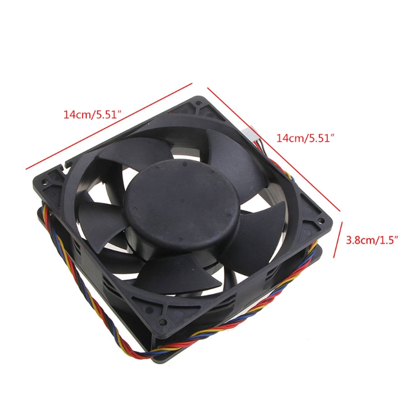 Kz14038b012u 14cm 140mm Fan 12v 7.2a 6 Lines 6pin 6 Wire Connector High ...