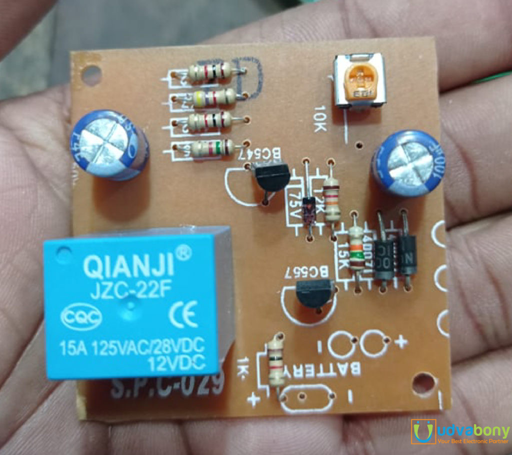 Single Relay 12V Auto Cut Circuit Dc-12V Dc12V Single Relay Auto Cut ...