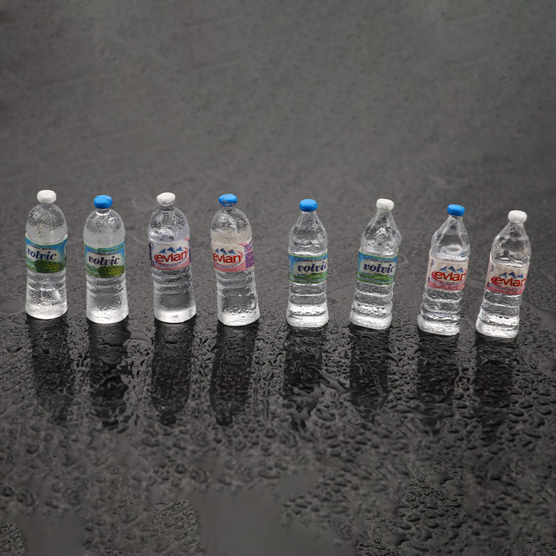 1:12 Mini Simulation Mineral Water Bottle Resin Model Doll House ...