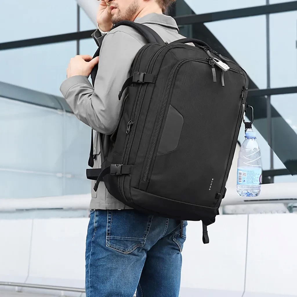 Bange 22039 Business Expandable Backpack (Black) | Daraz.com.bd